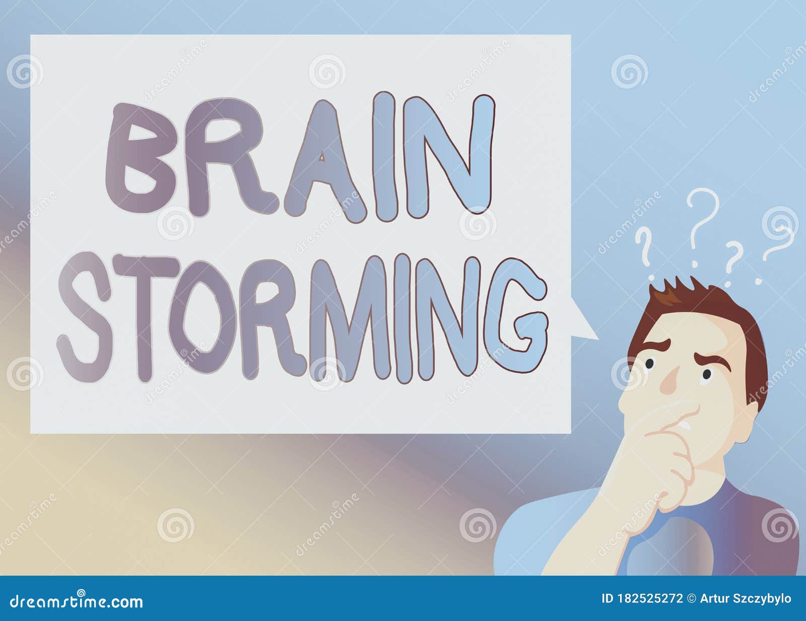 Text Sign Showing Brain Storming. Conceptual Photo Stimulating Creative ...