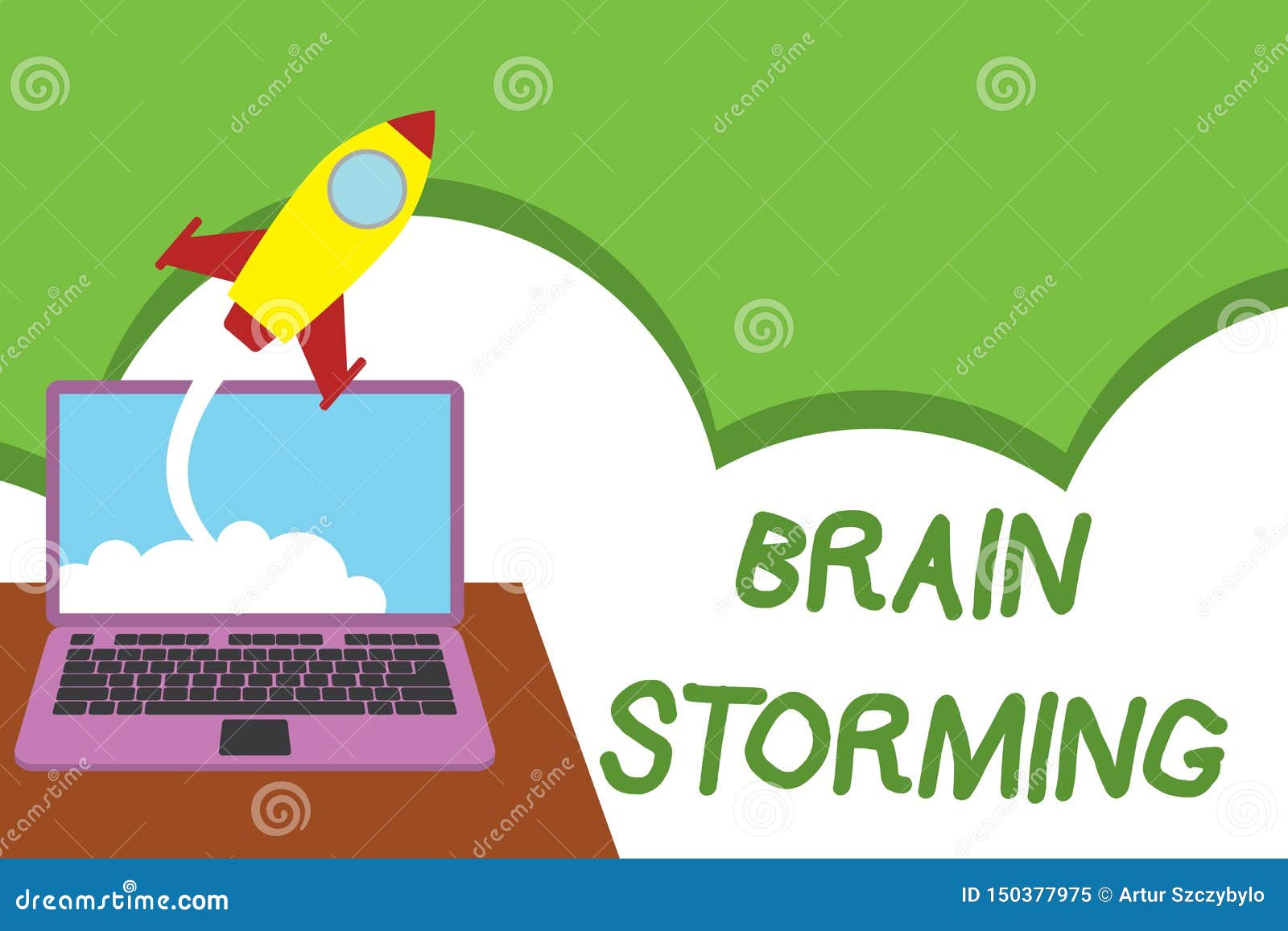 Text Sign Showing Brain Storming. Conceptual Photo Stimulating Creative ...