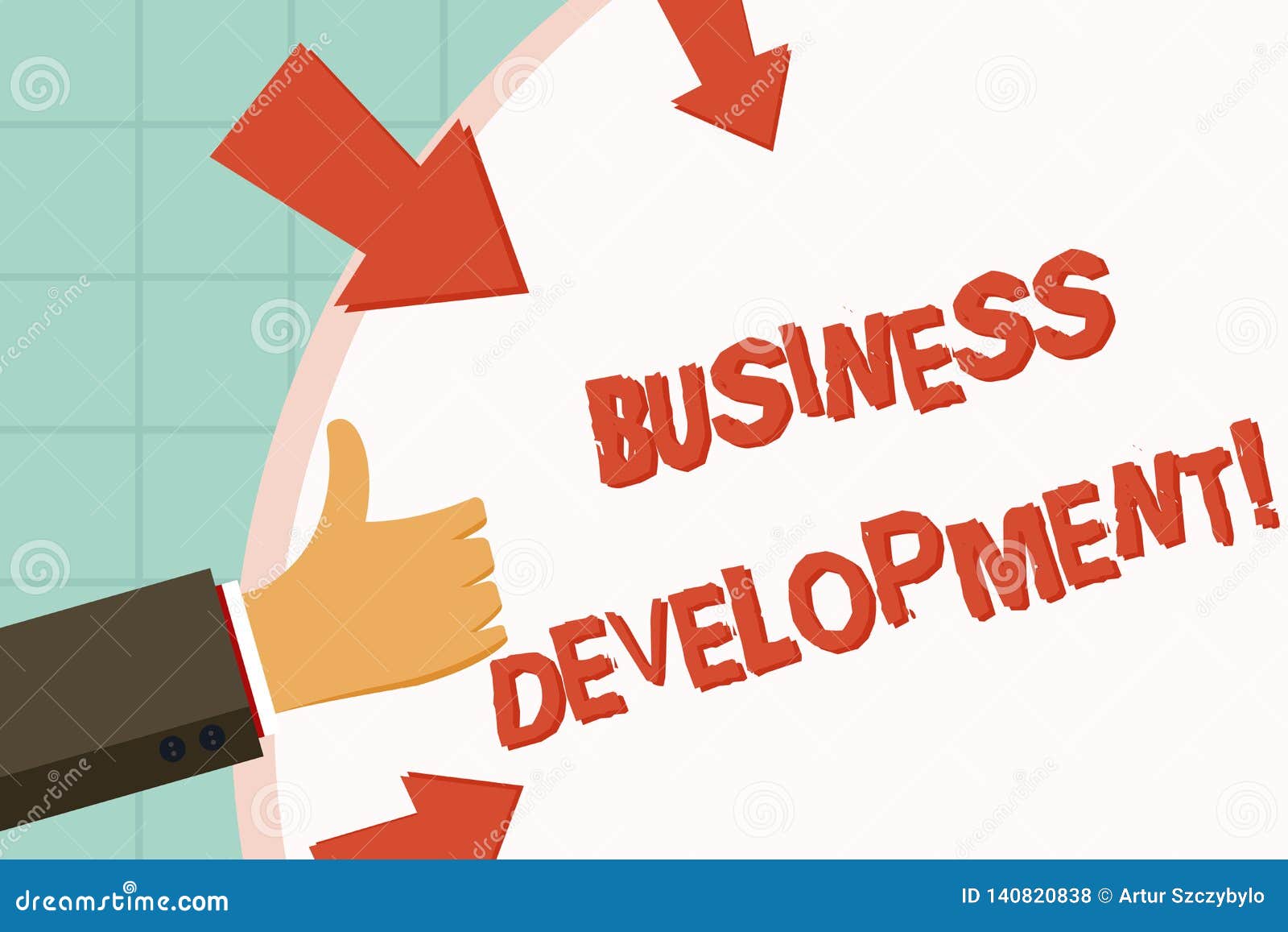 Text Sign Showing Business Development. Conceptual Photo Develop and ...