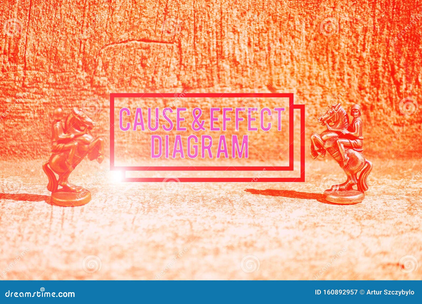 Text Sign Showing Cause and Effect Diagram. Conceptual Photo ...