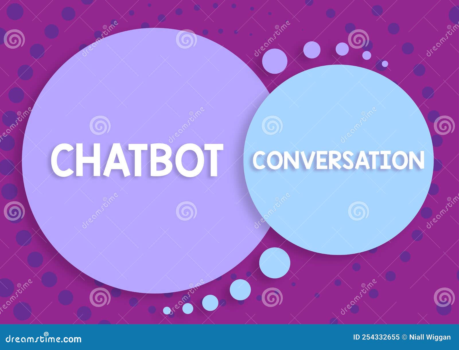 Text Sign Showing Chatbot Conversation. Business Showcase Chatting with ...