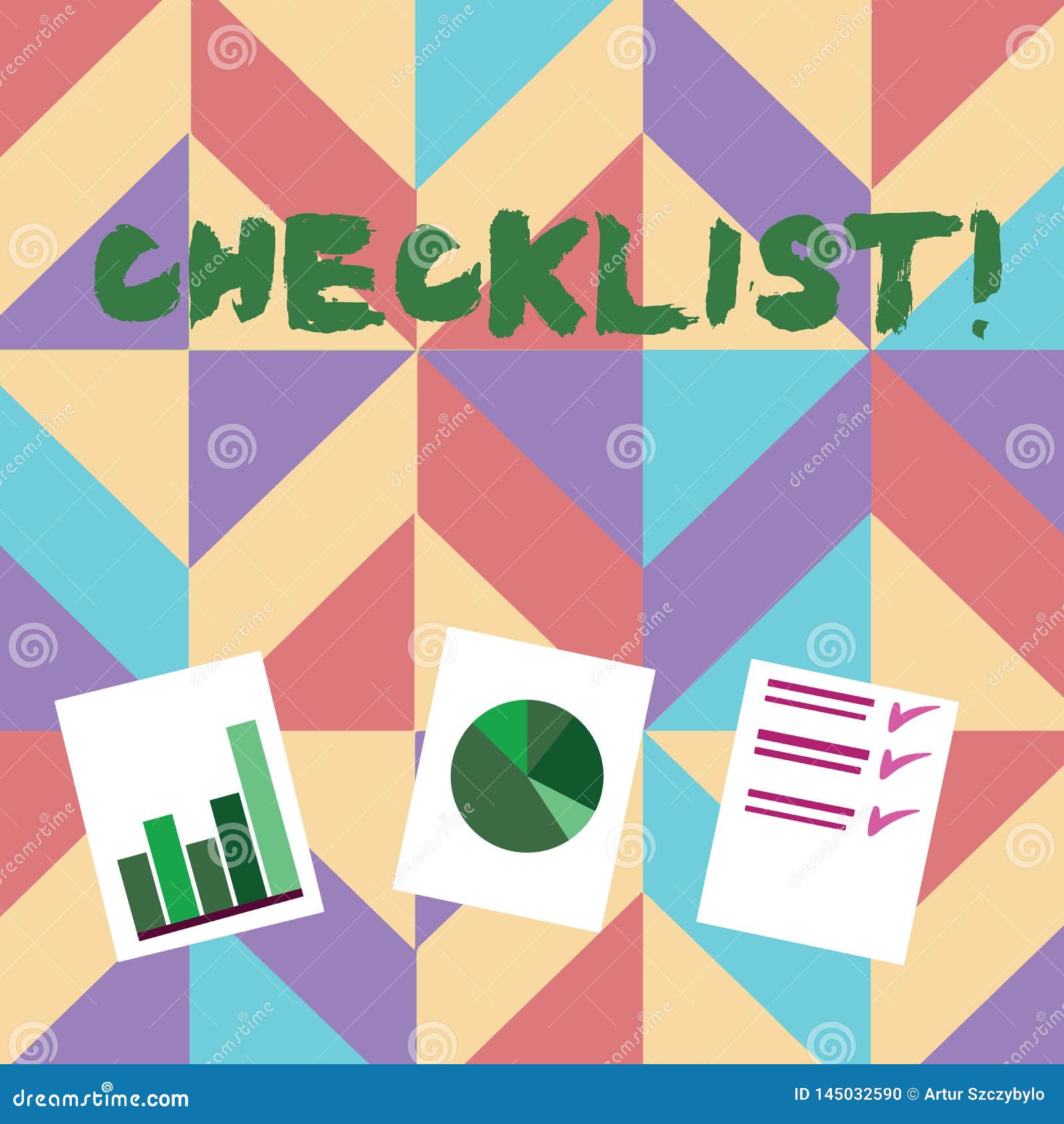 Text Sign Showing Checklist. Conceptual Photo List Items Required ...