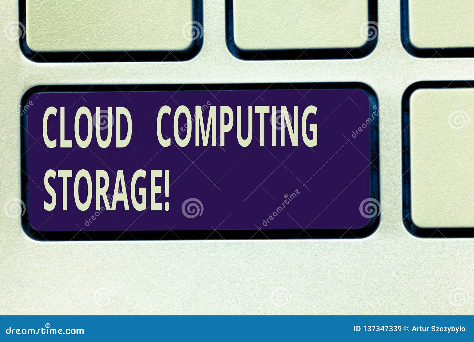 Text Sign Showing Cloud Computing Storage. Conceptual Photo Digital ...