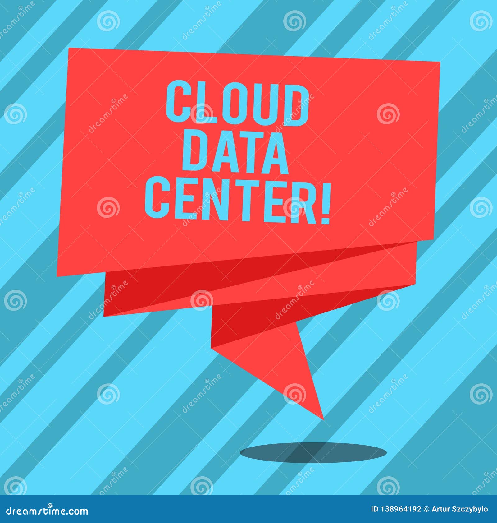 Text Sign Showing Cloud Data Center. Conceptual Photo Off Premise Form ...