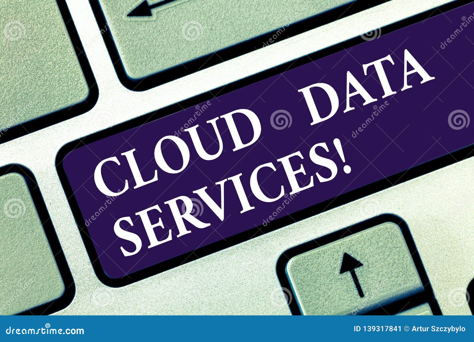 Text Sign Showing Cloud Data Services. Conceptual Photo Enables Data ...