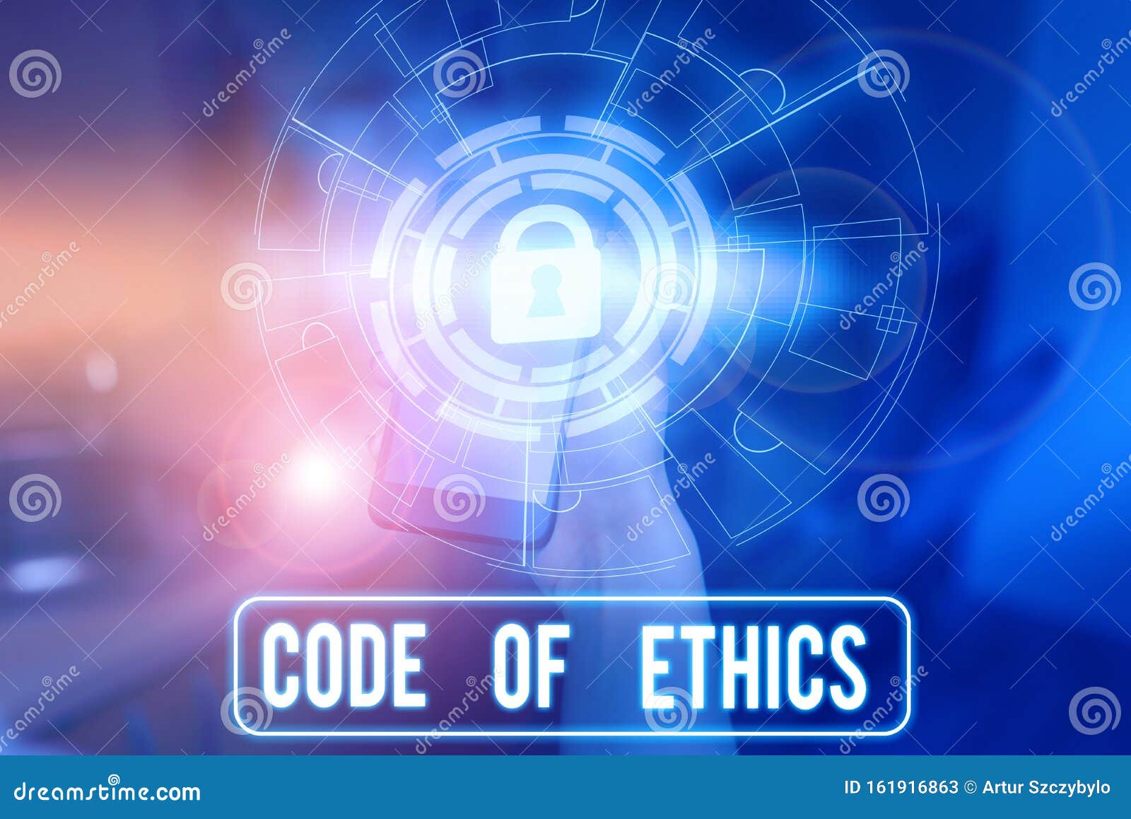 Text Sign Showing Code of Ethics. Conceptual Photo Basic Guide for ...