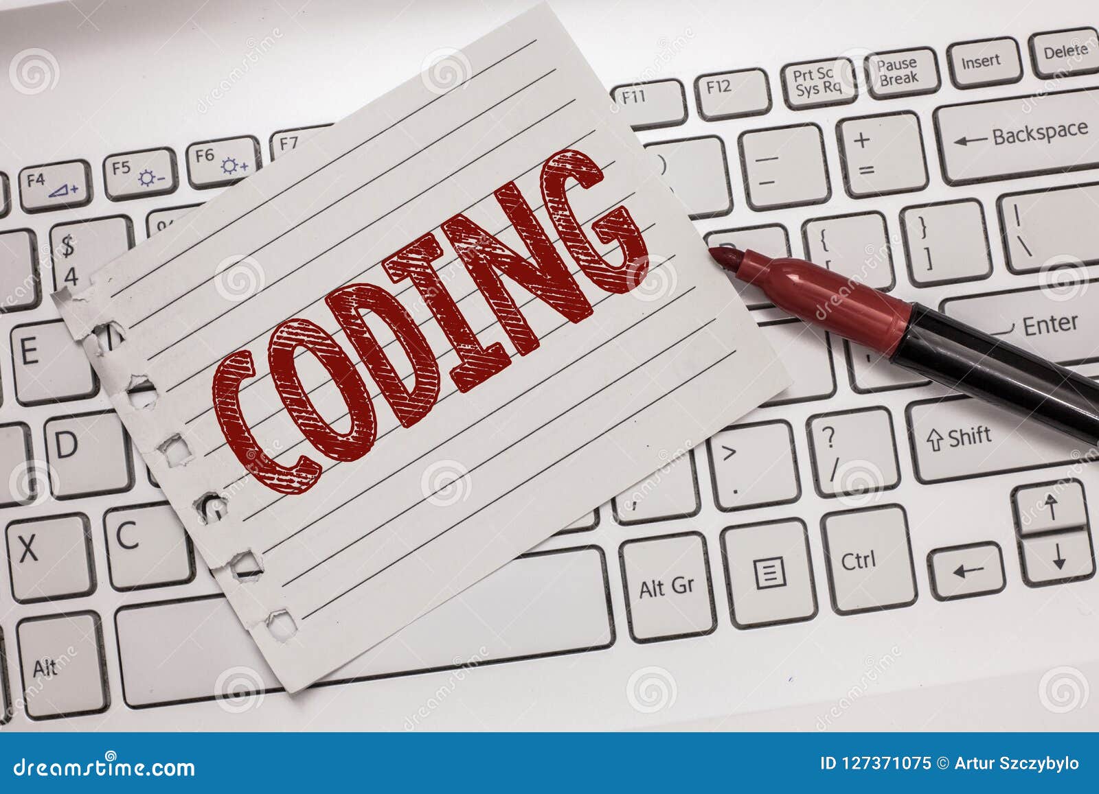 Text Sign Showing Coding Conceptual Photo Assigning Code To Something For Classification