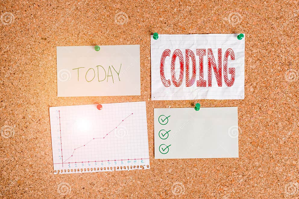 Text Sign Showing Coding Conceptual Photo Assigning Code To Something