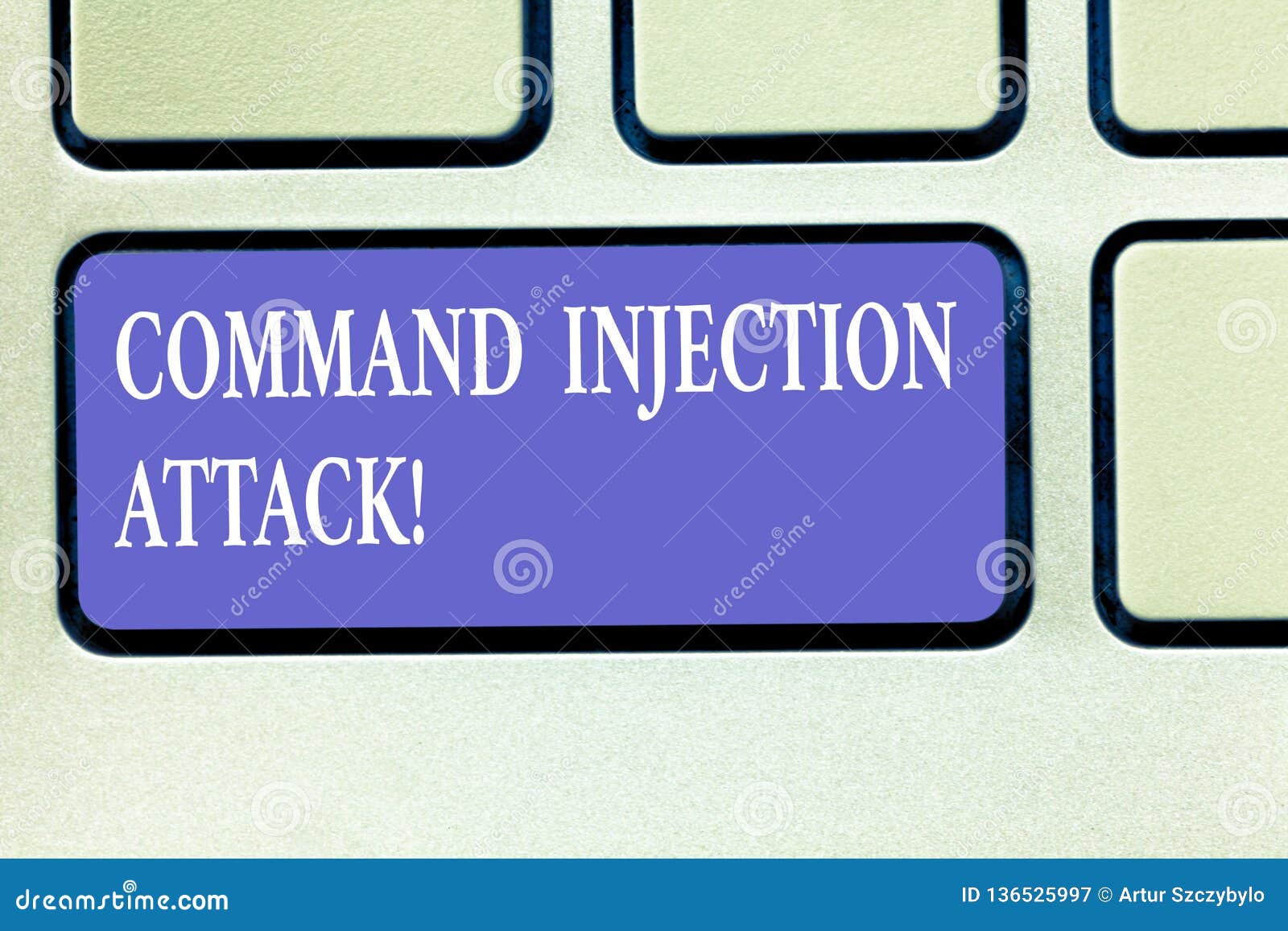 Text Sign Showing Comanalysisd Injection Attack Conceptual Photo Execution Of Arbitrary