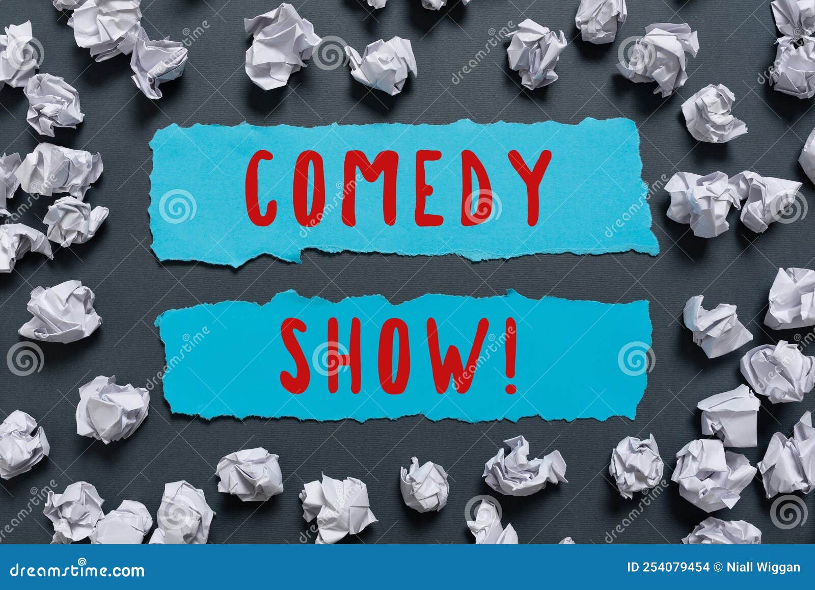 Text Sign Showing Comedy Show. Word for Funny Program Humorous Amusing ...