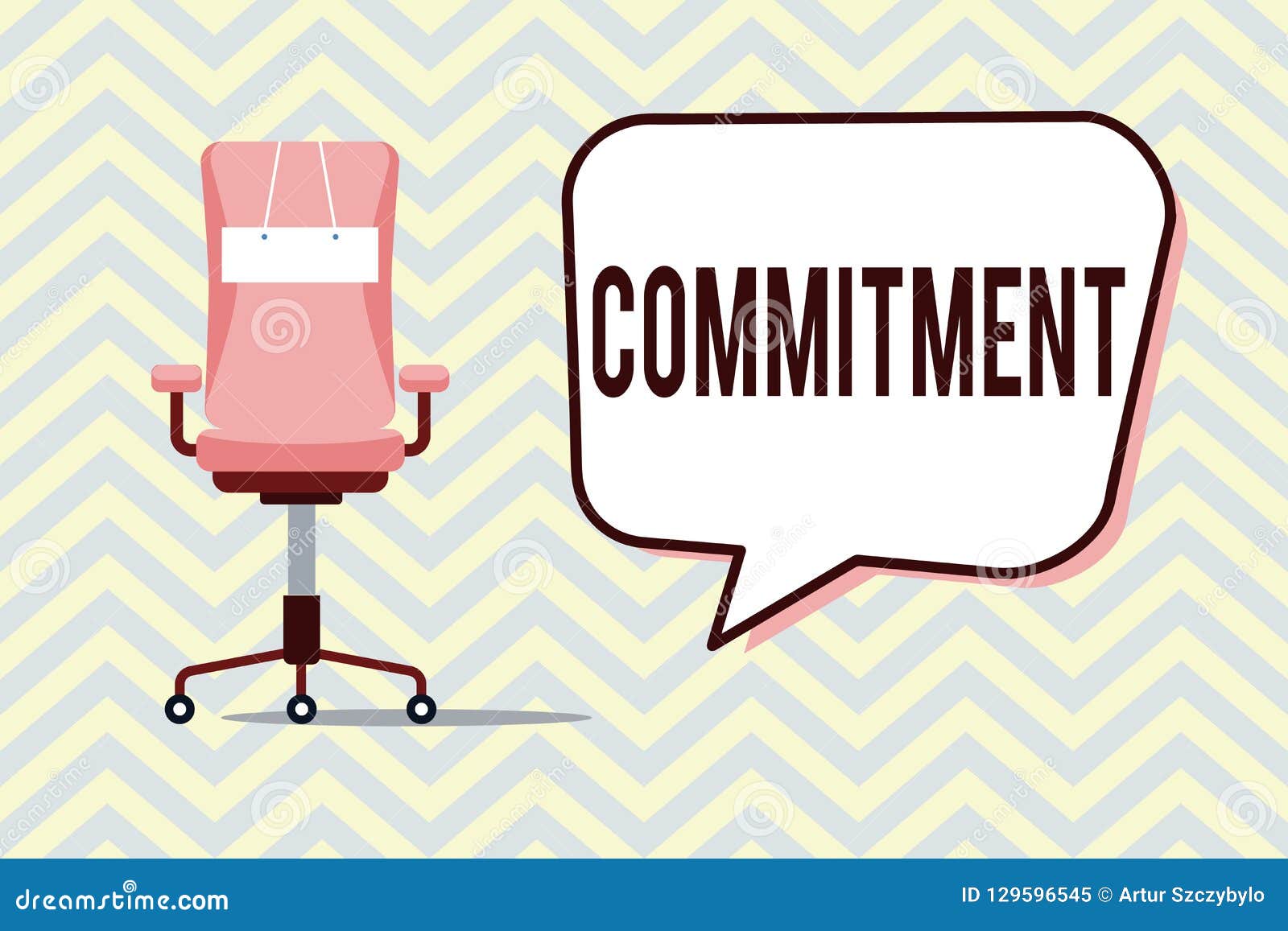 Text Sign Showing Commitment. Conceptual Photo Quality of Being ...
