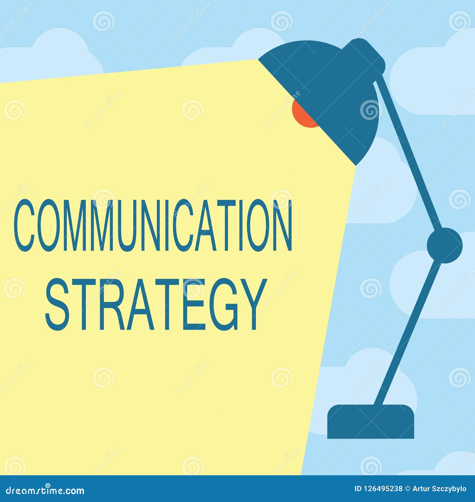 Text Sign Showing Communication Strategy. Conceptual Photo Verbal ...
