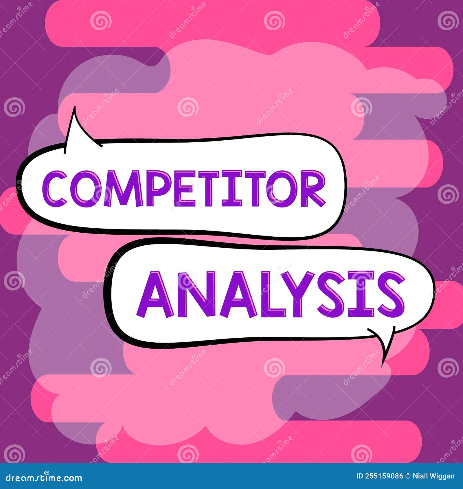 Text Sign Showing Competitor AnalysisDetermine the Strength Weakness of ...