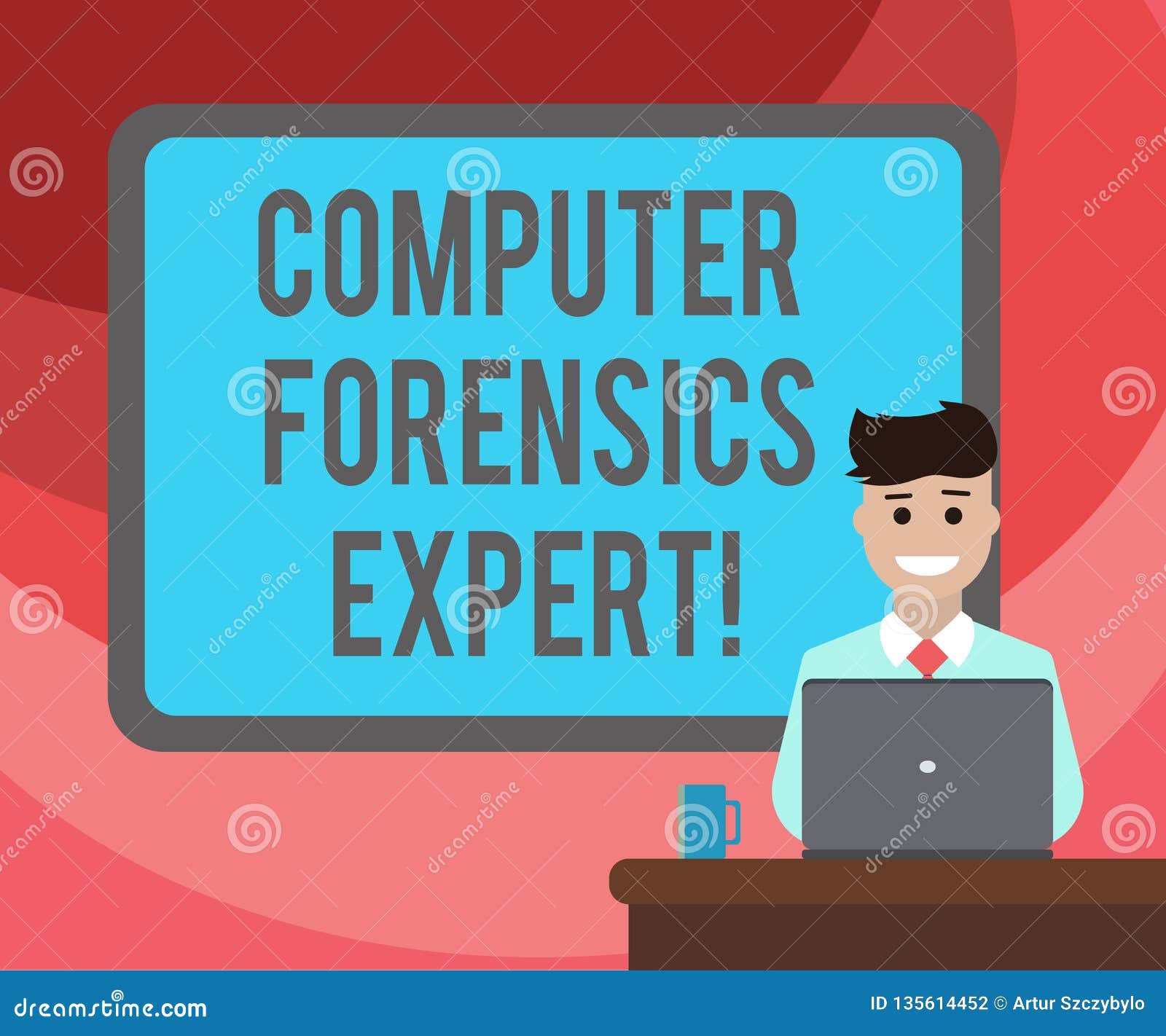 Text Sign Showing Computer Forensics Expert. Conceptual Photo ...