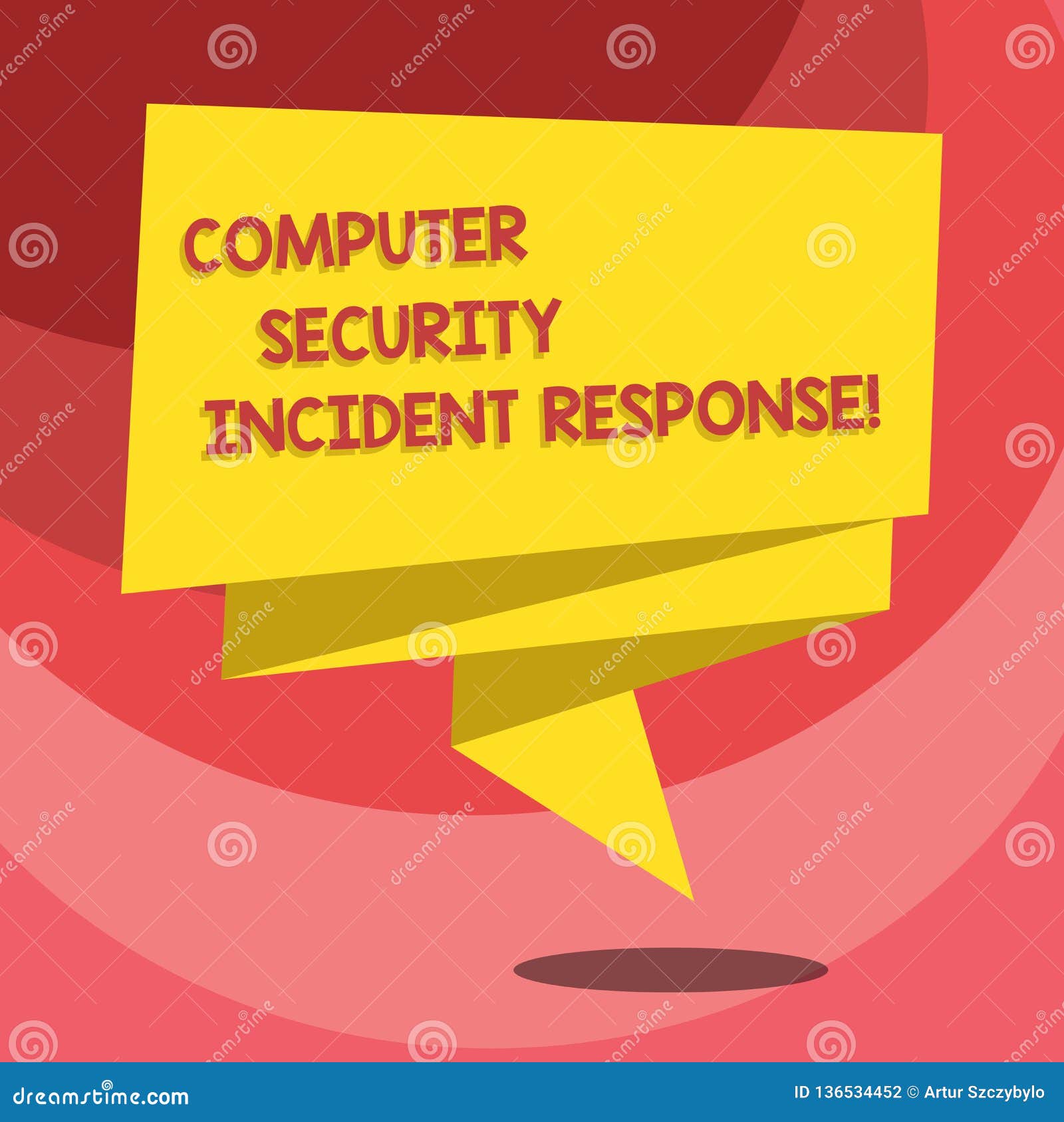 Text Sign Showing Computer Security Incident Response. Conceptual Photo ...
