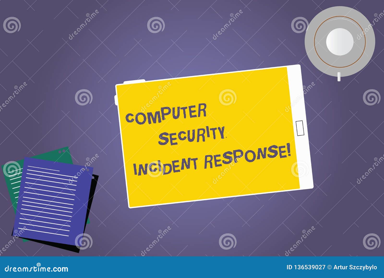 Text Sign Showing Computer Security Incident Response. Conceptual Photo ...