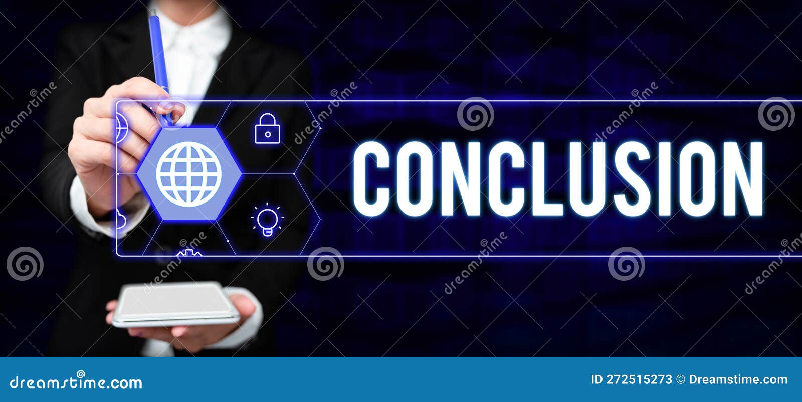 Text Sign Showing Conclusion. Business Showcase Results Analysis Final ...