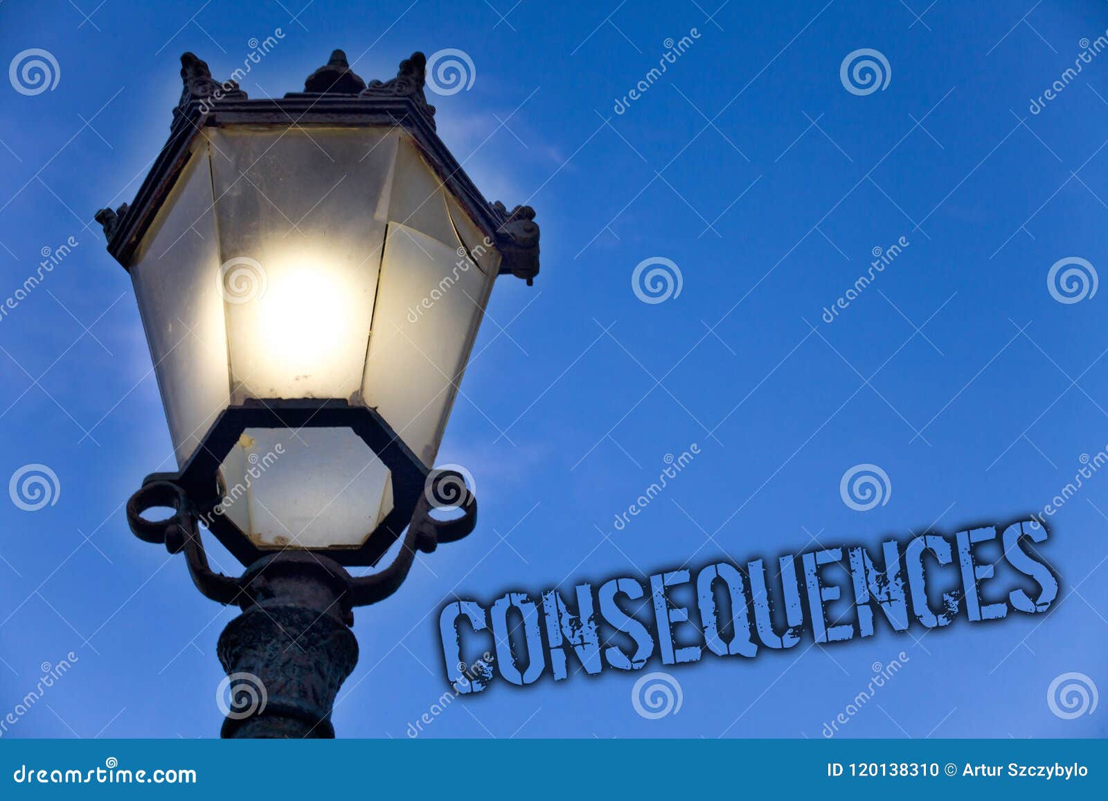 Text Sign Showing Consequences. Conceptual Photo Result Outcome Output ...