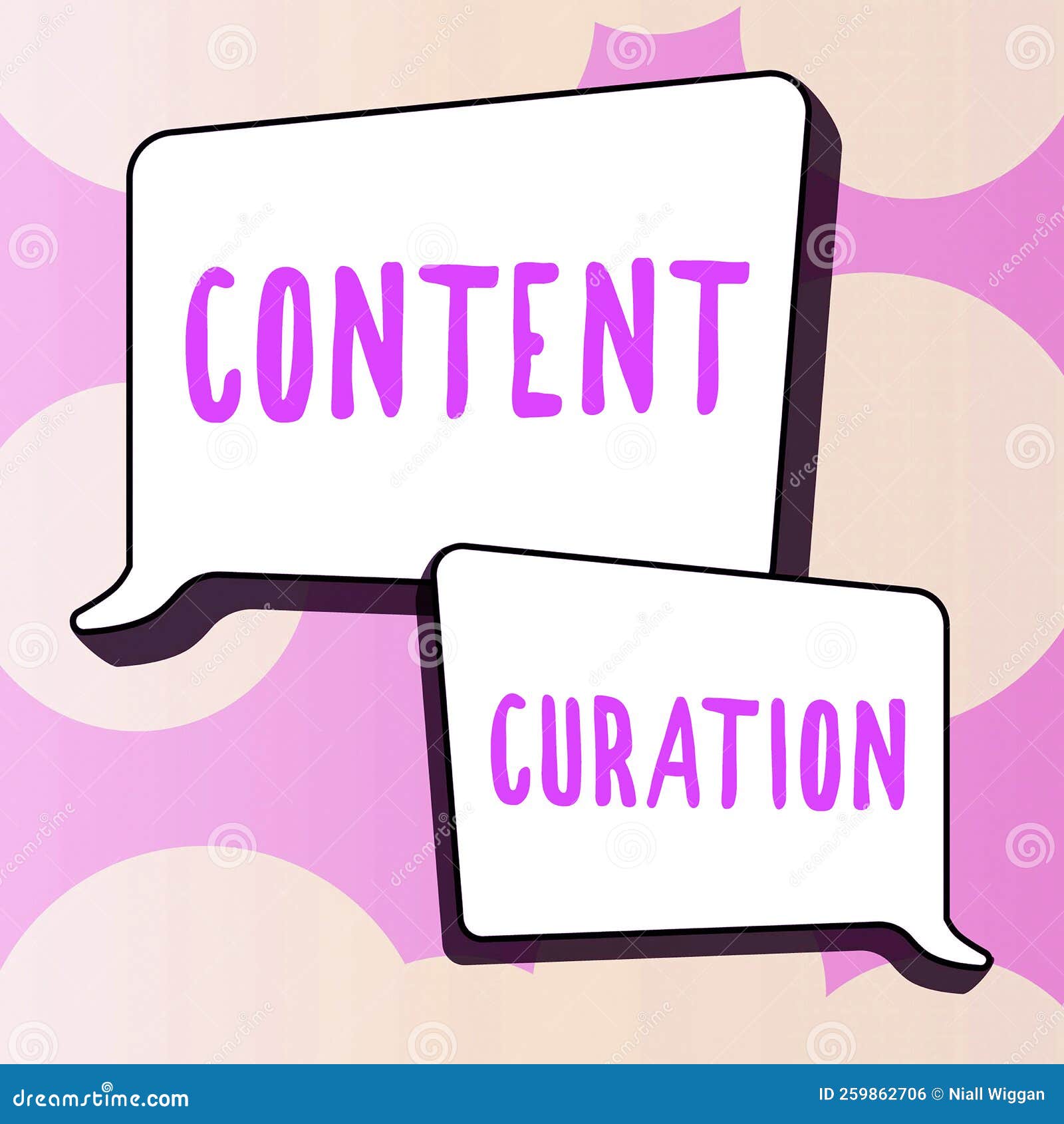 Text Sign Showing Content Curation. Word for Establish a Fluid Workflow ...