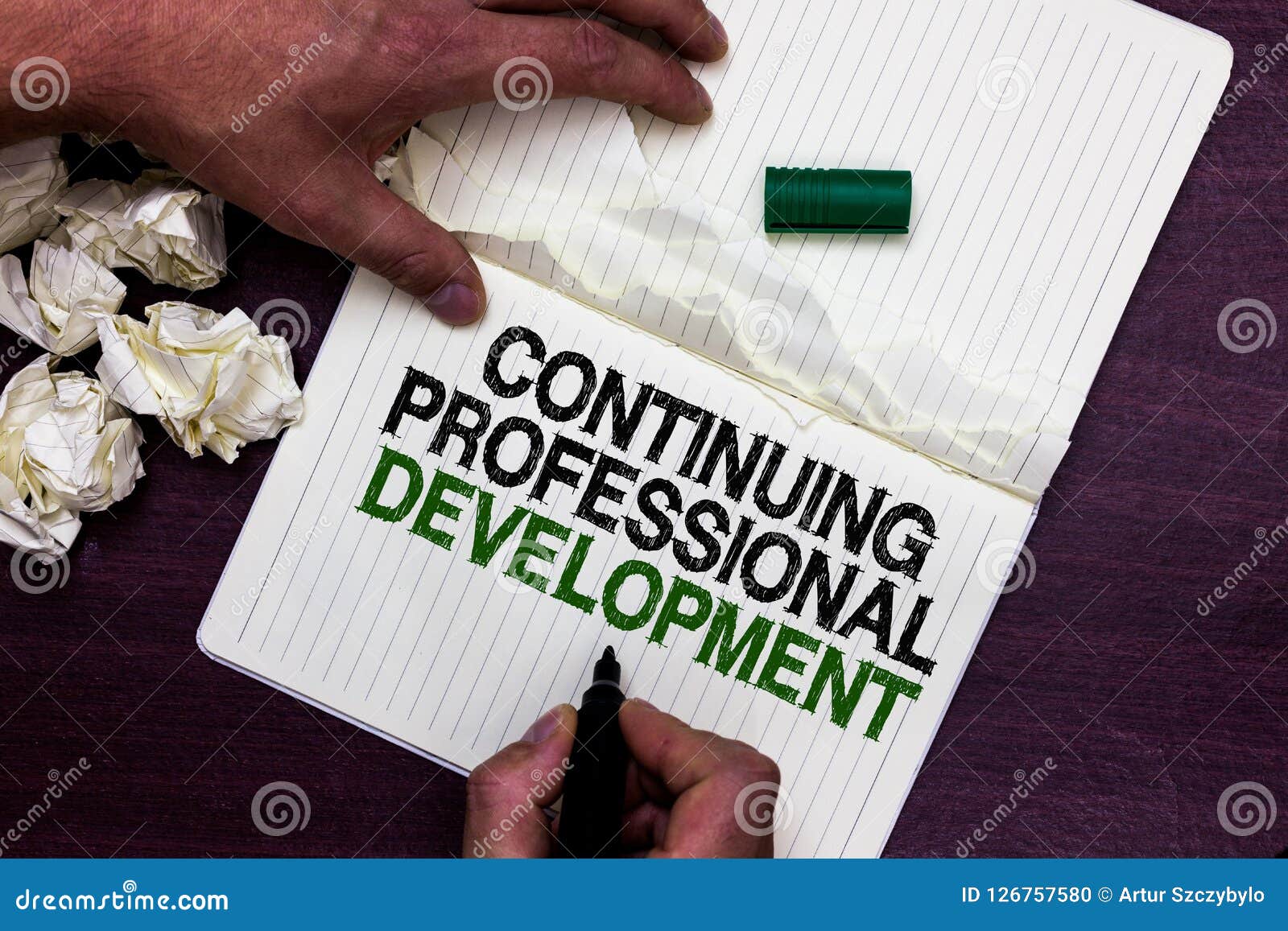 Continuing Professional Development Mind Map Flowchart With Marker ...