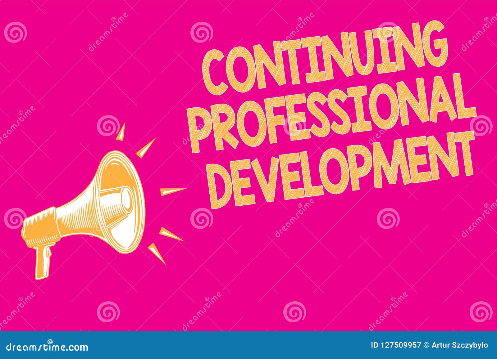 Text Sign Showing Continuing Professional Development. Conceptual Photo ...