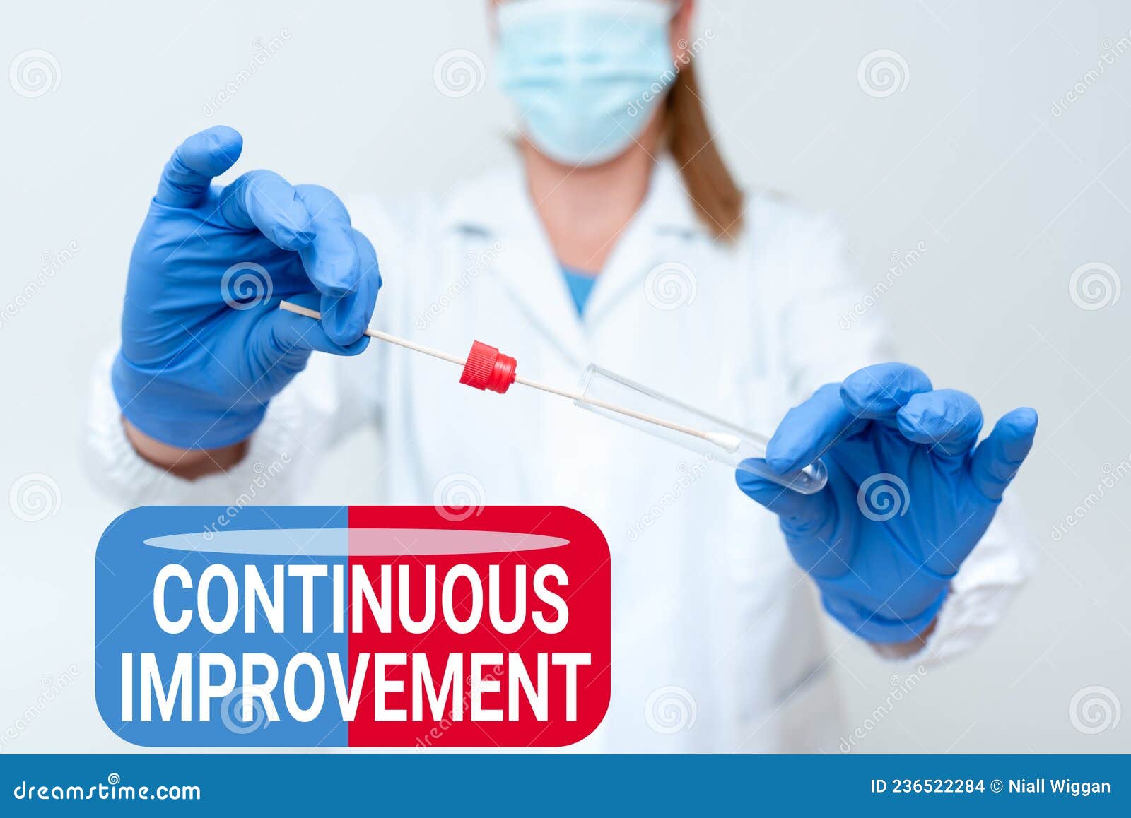 Text Showing Inspiration Continuous Improvement. Business Showcase ...