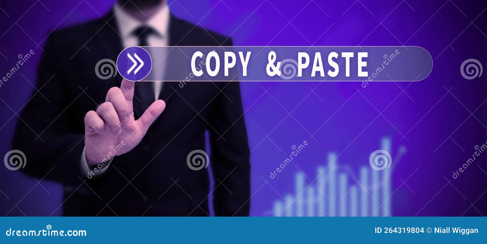 Text Sign Showing Copy Paste. Business Approach an Imitation ...