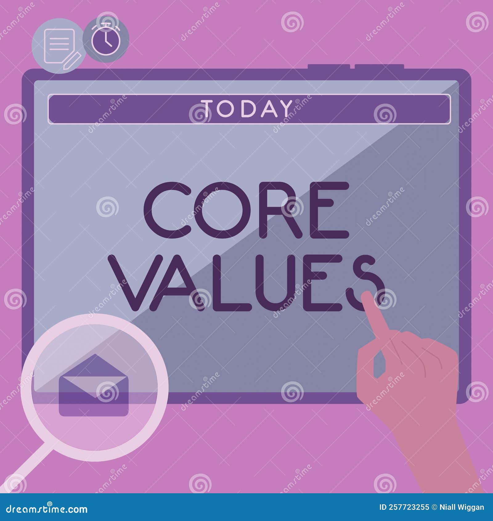 Text Sign Showing Core Values. Internet Concept Principles Which Guide ...