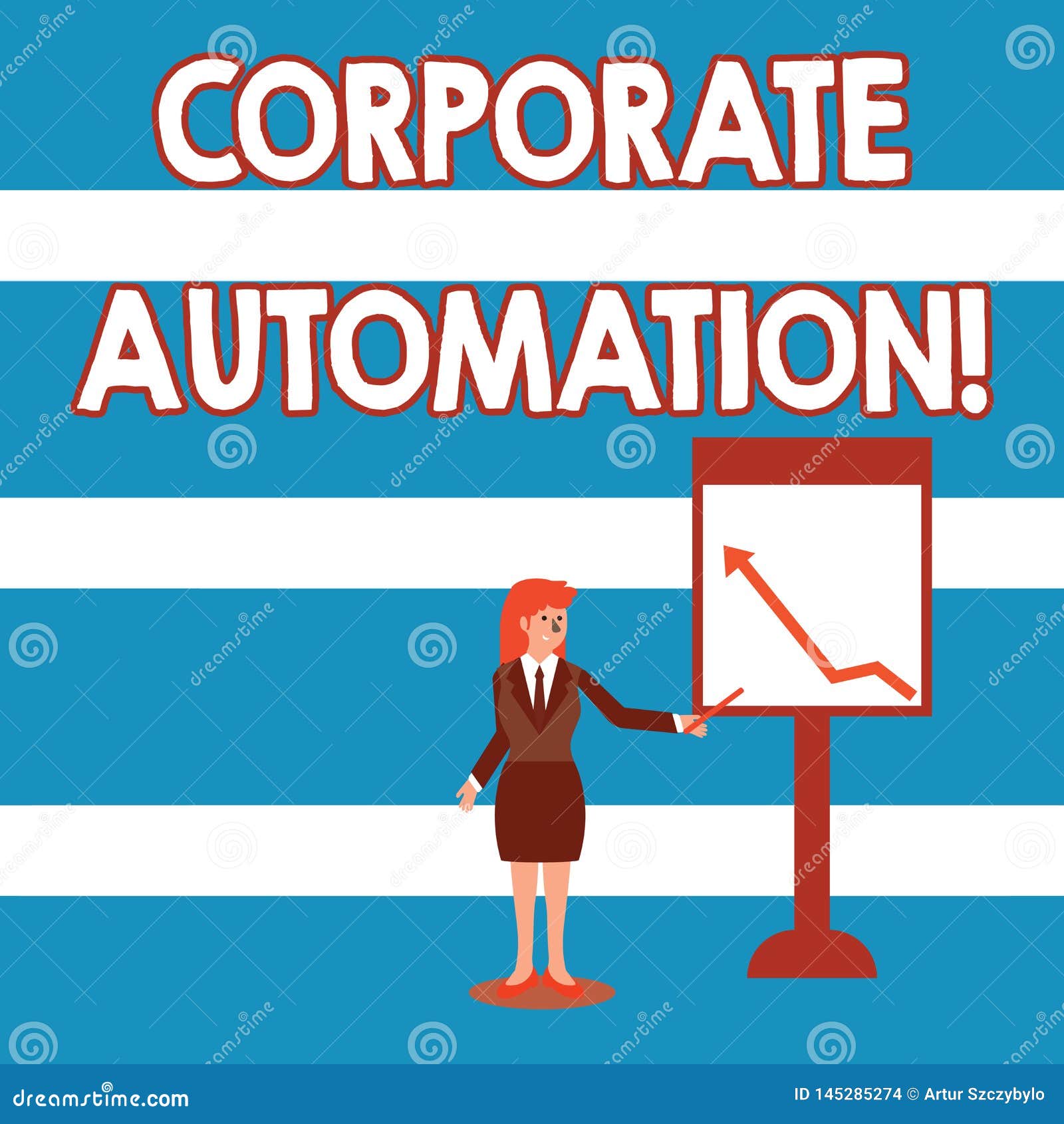 Text Sign Showing Corporate Automation Conceptual Photo Automating Key Processes Through