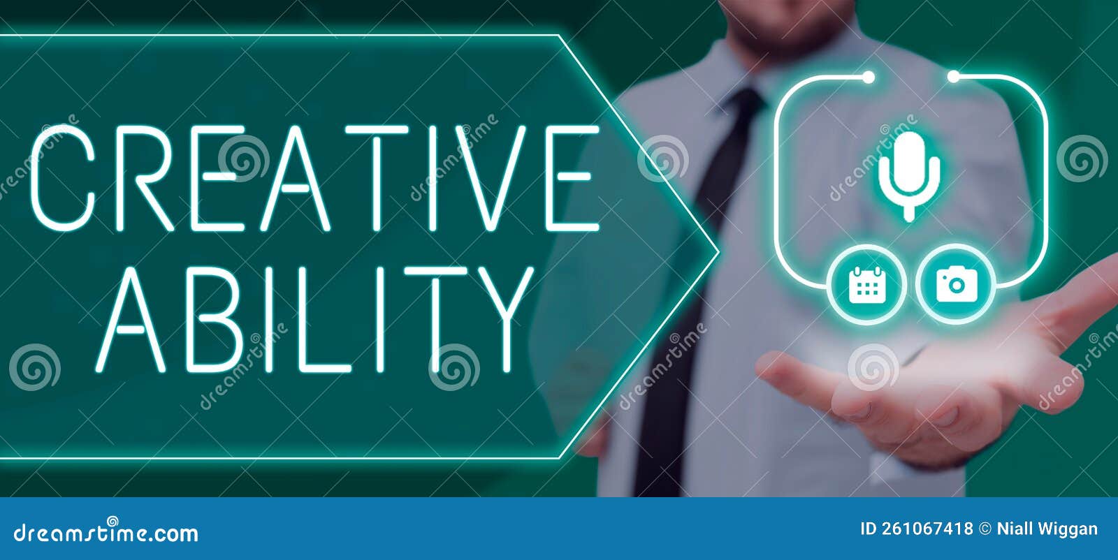 Text Sign Showing Creative Ability. Business Overview Able To Function ...