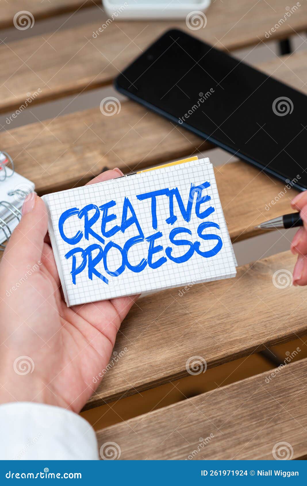 Text Sign Showing Creative Process. Business Idea Connecting Ideas into ...