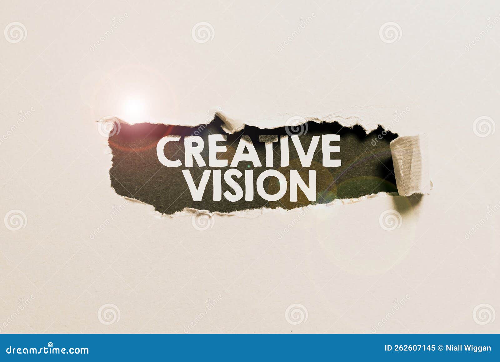 Text Sign Showing Creative Vision. Conceptual Photo Process of ...