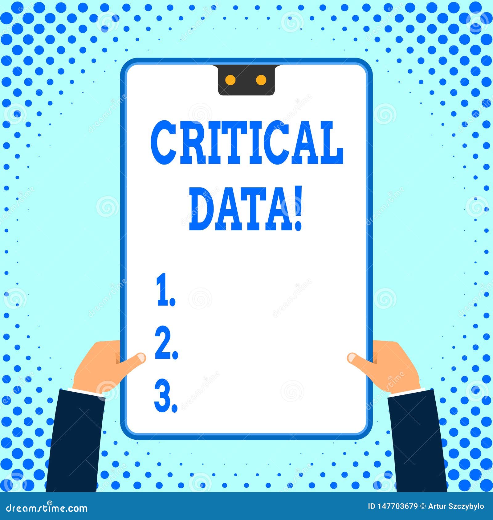 Text Sign Showing Critical Data. Conceptual Photo Elements of Business ...