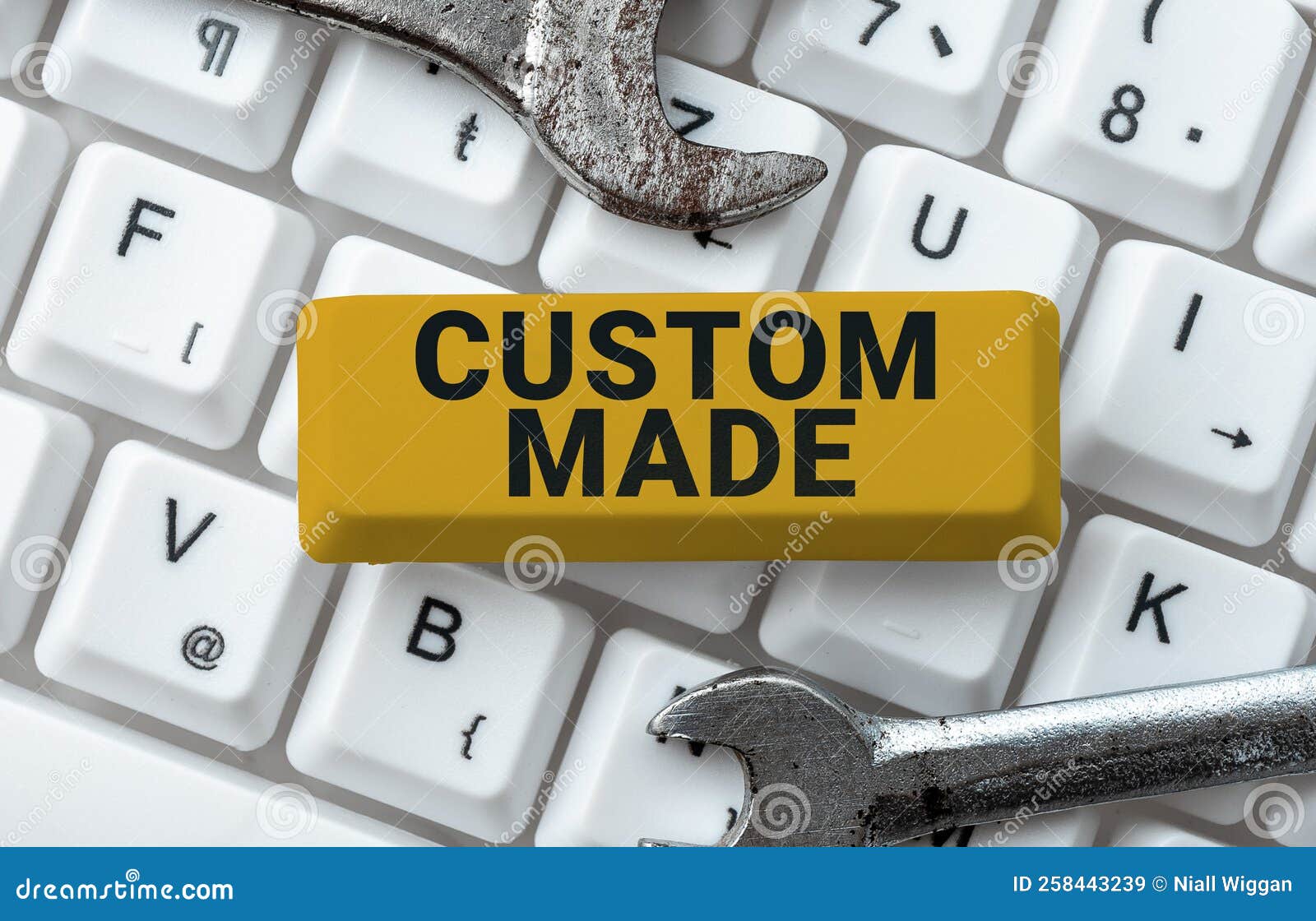 Text Sign Showing Custom Made. Business Approach Personalized Object ...