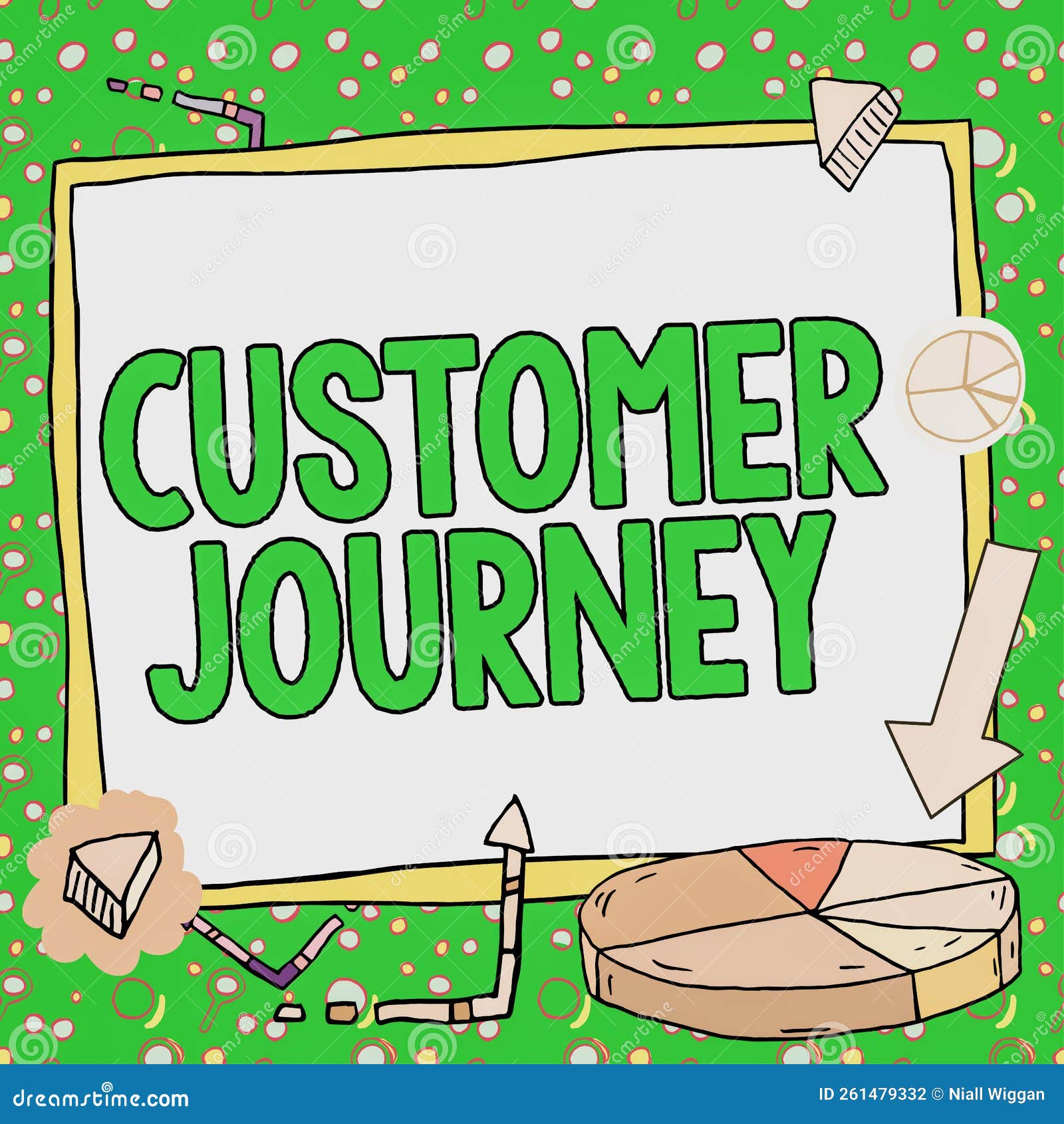 Text Sign Showing Customer Journey. Internet Concept Complete Service ...