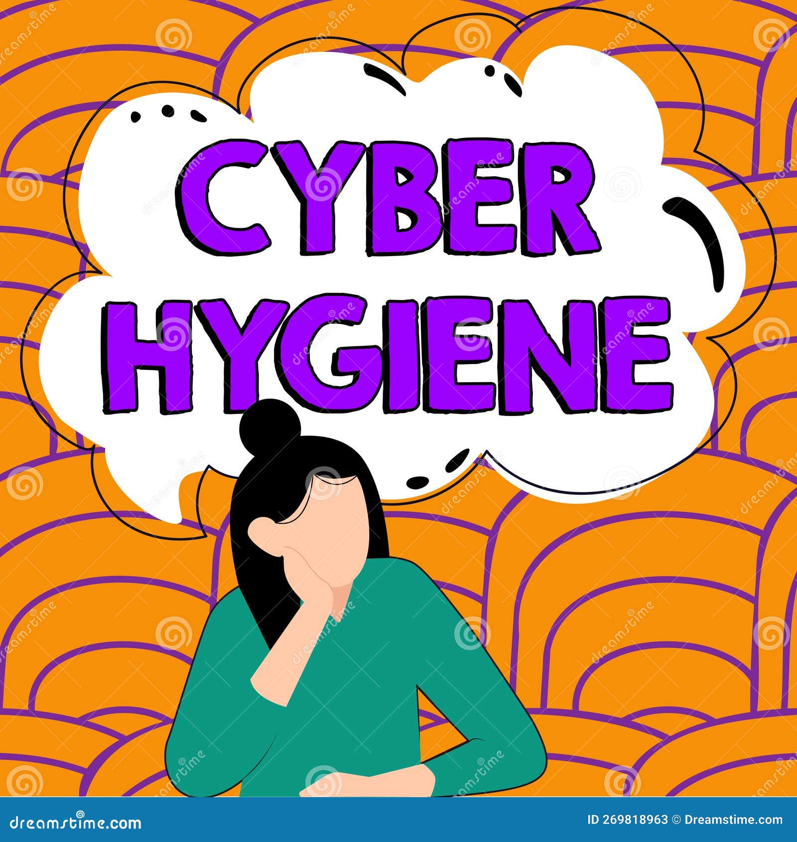 Text Sign Showing Cyber Hygiene. Business Idea Steps that Computer ... Text Sign Showing Cyber Hygiene. Business Idea Steps that Computer ...