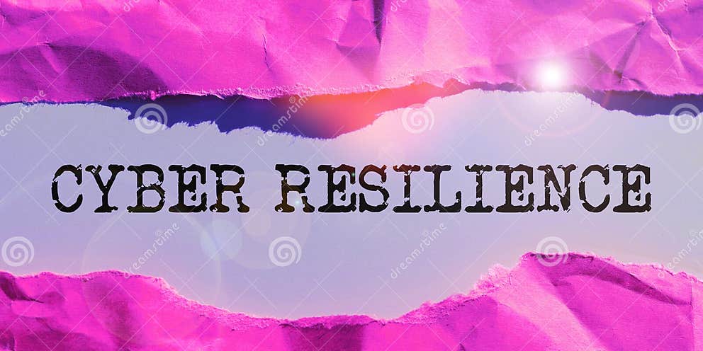 Sign Displaying Cyber Resilience. Word Written on Measure of How Well ... Sign Displaying Cyber Resilience. Word Written on Measure of How Well ...