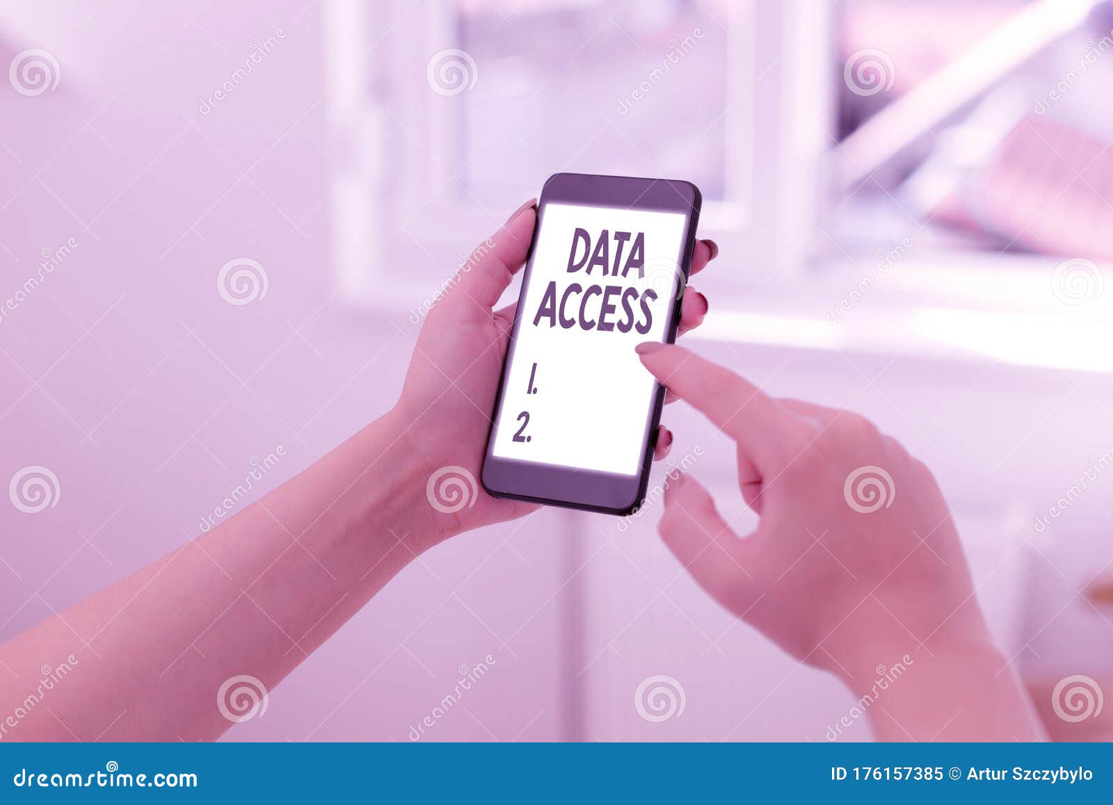 Text Sign Showing Data Access. Conceptual Photo a User S is Ability To Access Data Stored within ...