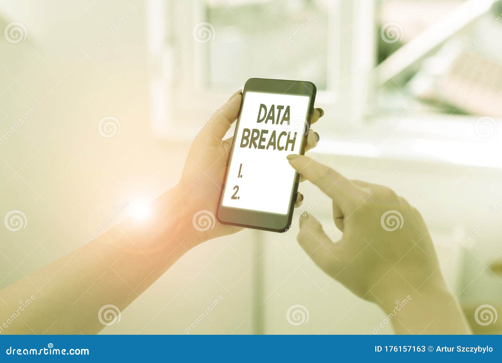 Text Sign Showing Data Breach. Conceptual Photo Incident in Which ... Text Sign Showing Data Breach. Conceptual Photo Incident in Which ...