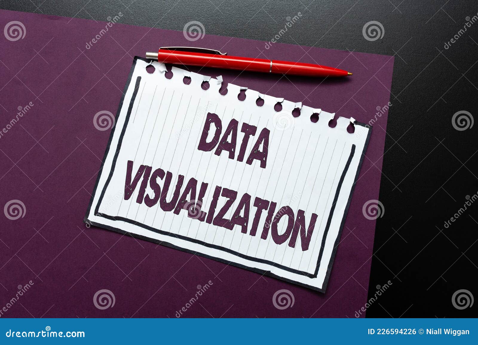Text Sign Showing Data Visualization. Internet Concept Representation ...