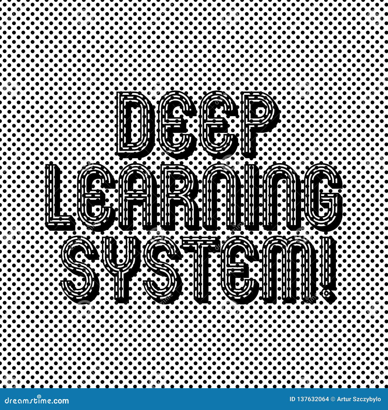 Text Sign Showing Deep Learning System. Conceptual Photo Collection of ...