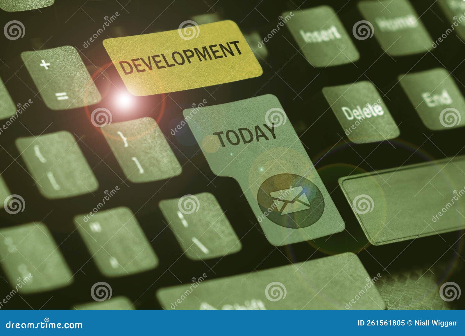 Hand Writing Sign Development. Business Overview a Cycle in Which ...