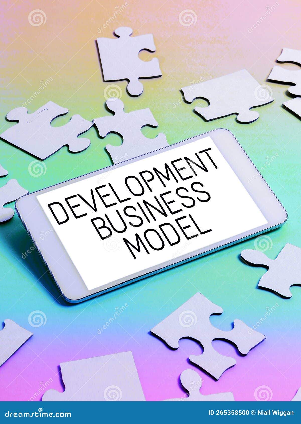 Text Sign Showing Development Business Model. Business Idea Rationale ...