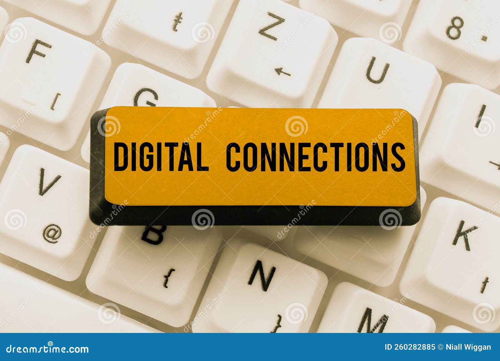 Text Sign Showing Digital Connections. Word for Virtual Network Linking ...