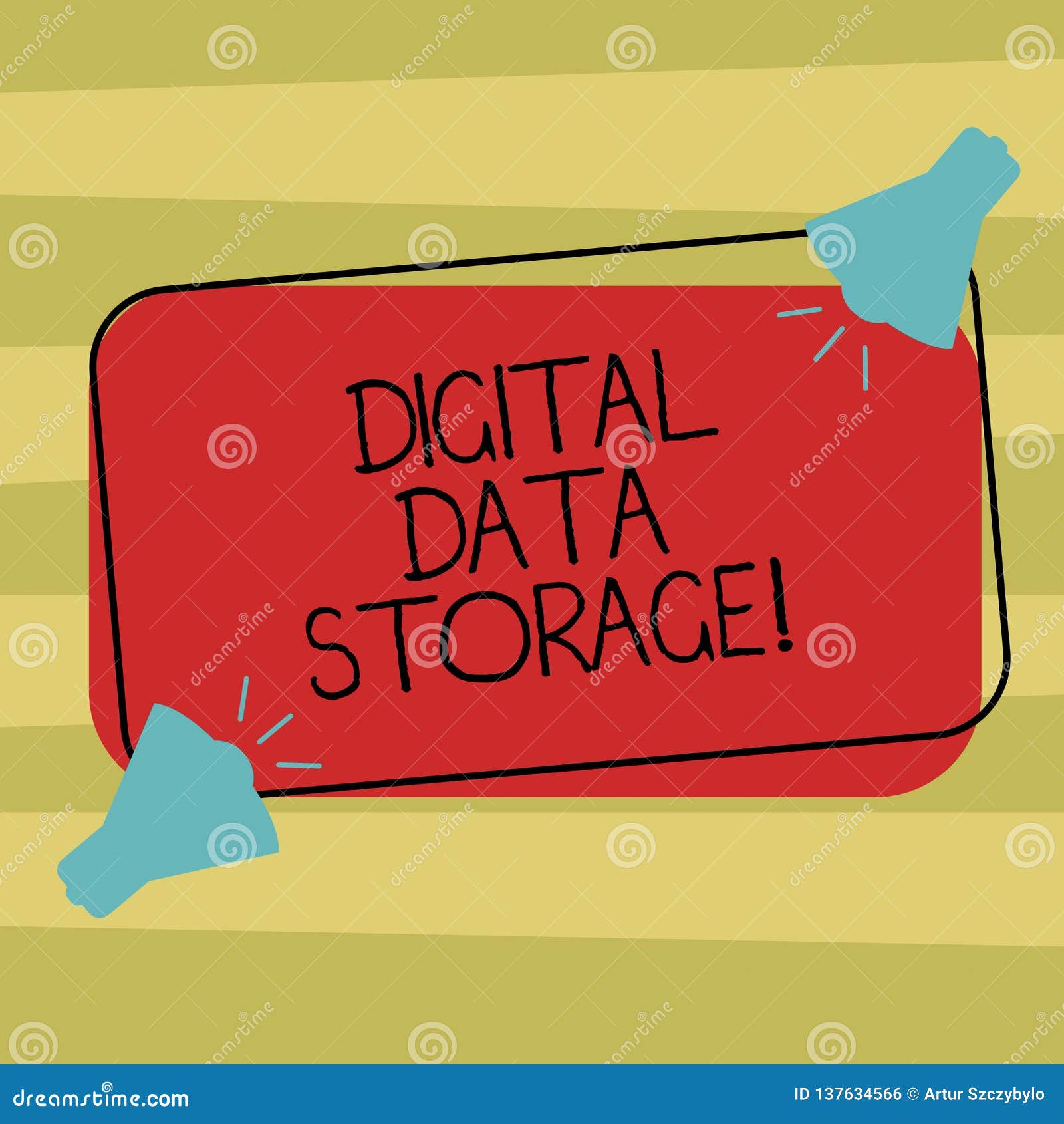 Text Sign Showing Digital Data Storage. Conceptual Photo Format for ...