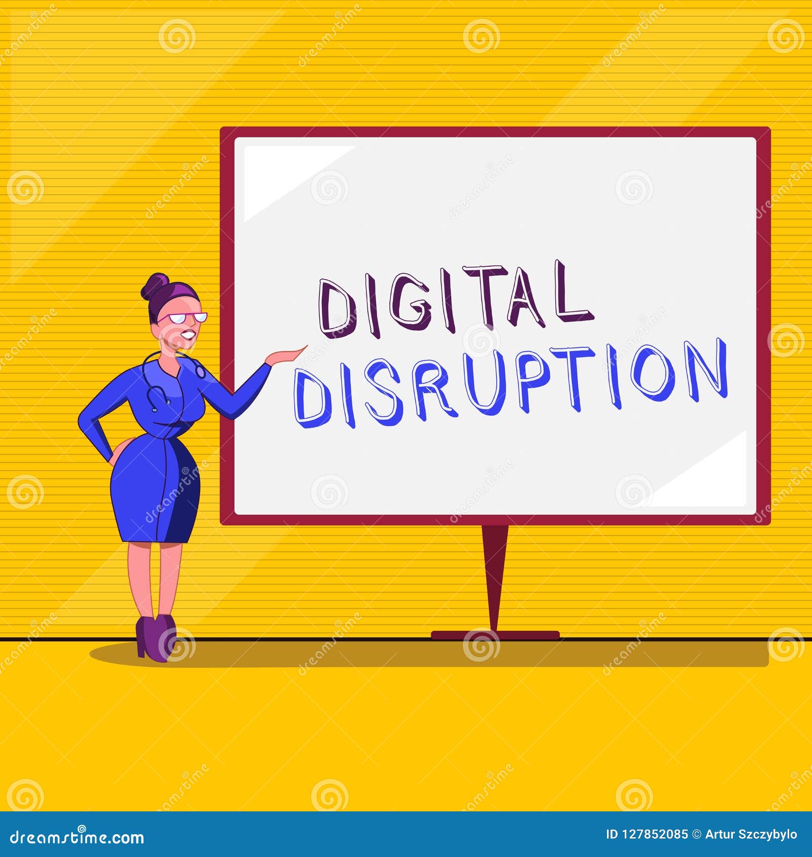 Text Sign Showing Digital Disruption. Conceptual Photo Changes that ...