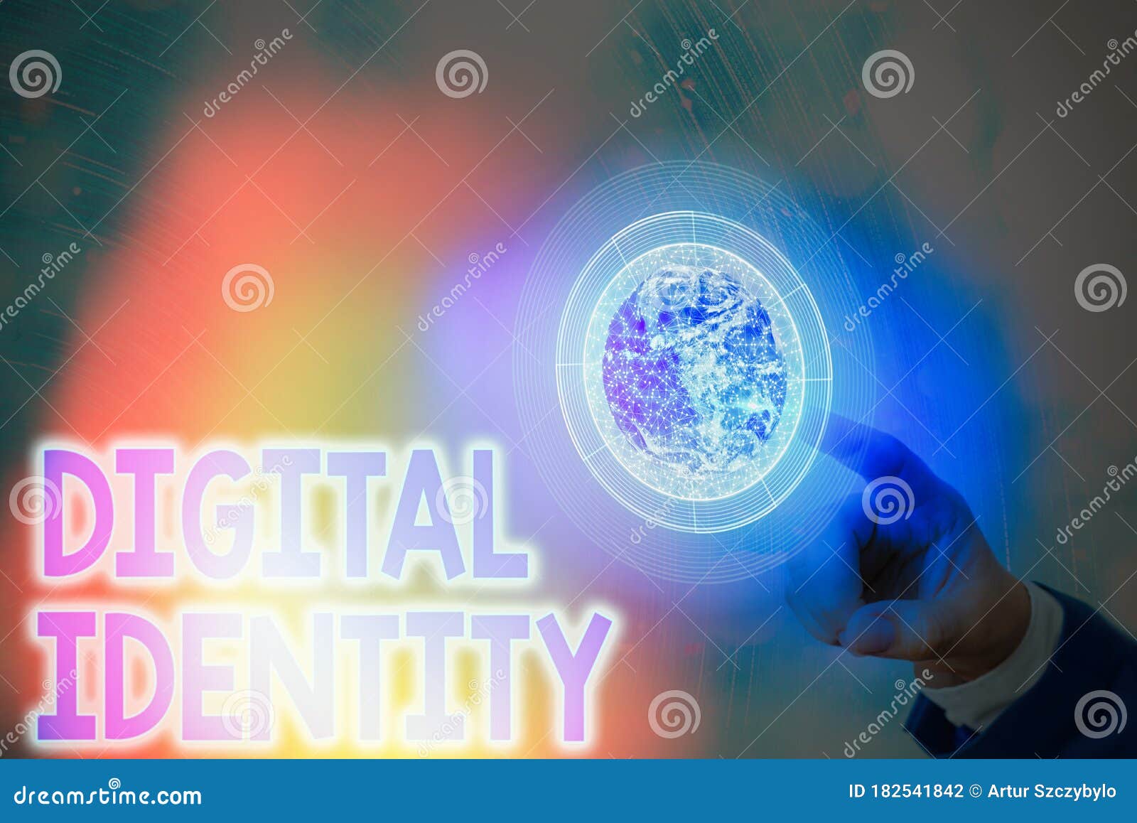 Text Sign Showing Digital Identity. Conceptual Photo Information on ...
