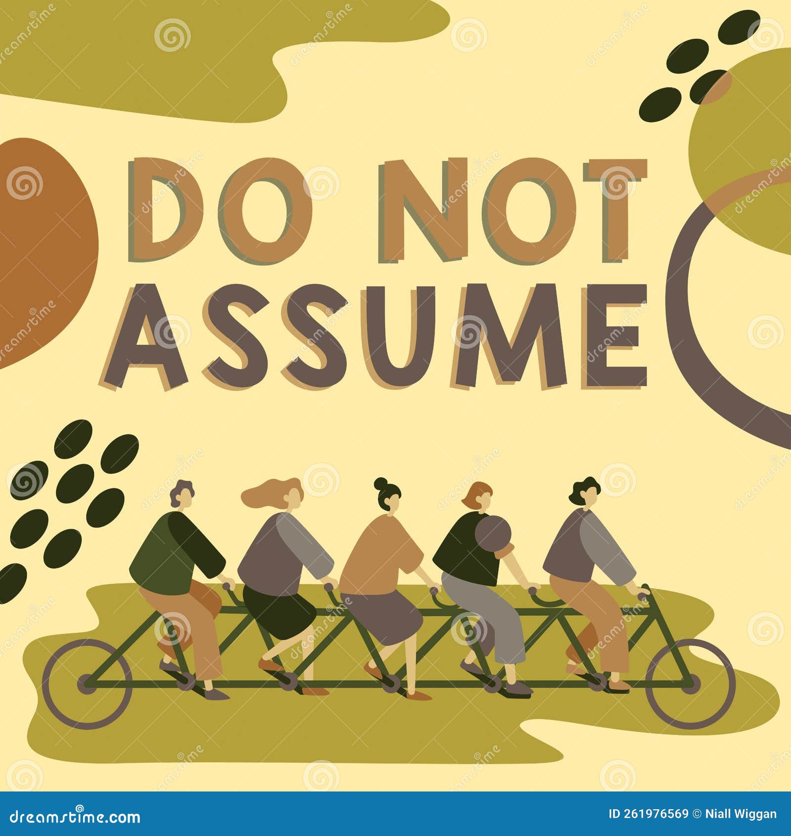 Text Sign Showing Do Not Assume. Word Written on Ask First To Avoid ...