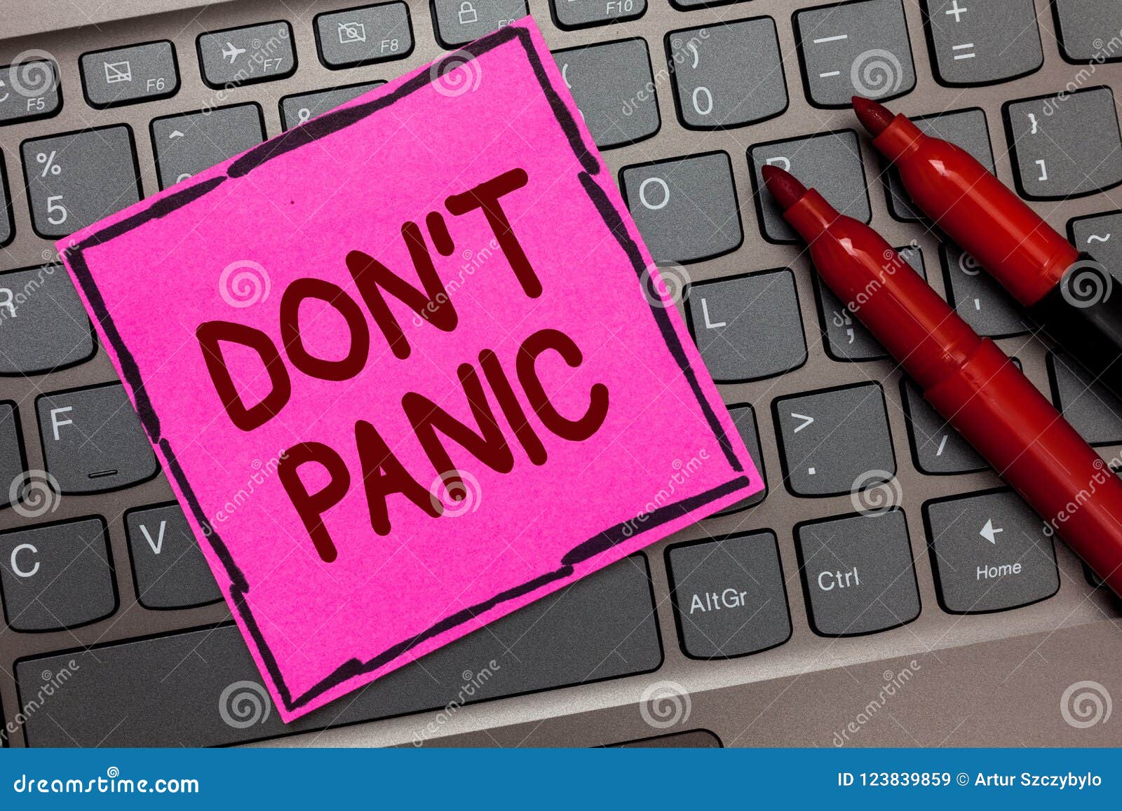 Text Sign Showing Don T Not Panic. Conceptual Photo Sudden Strong ... Text Sign Showing Don T Not Panic. Conceptual Photo Sudden Strong ...