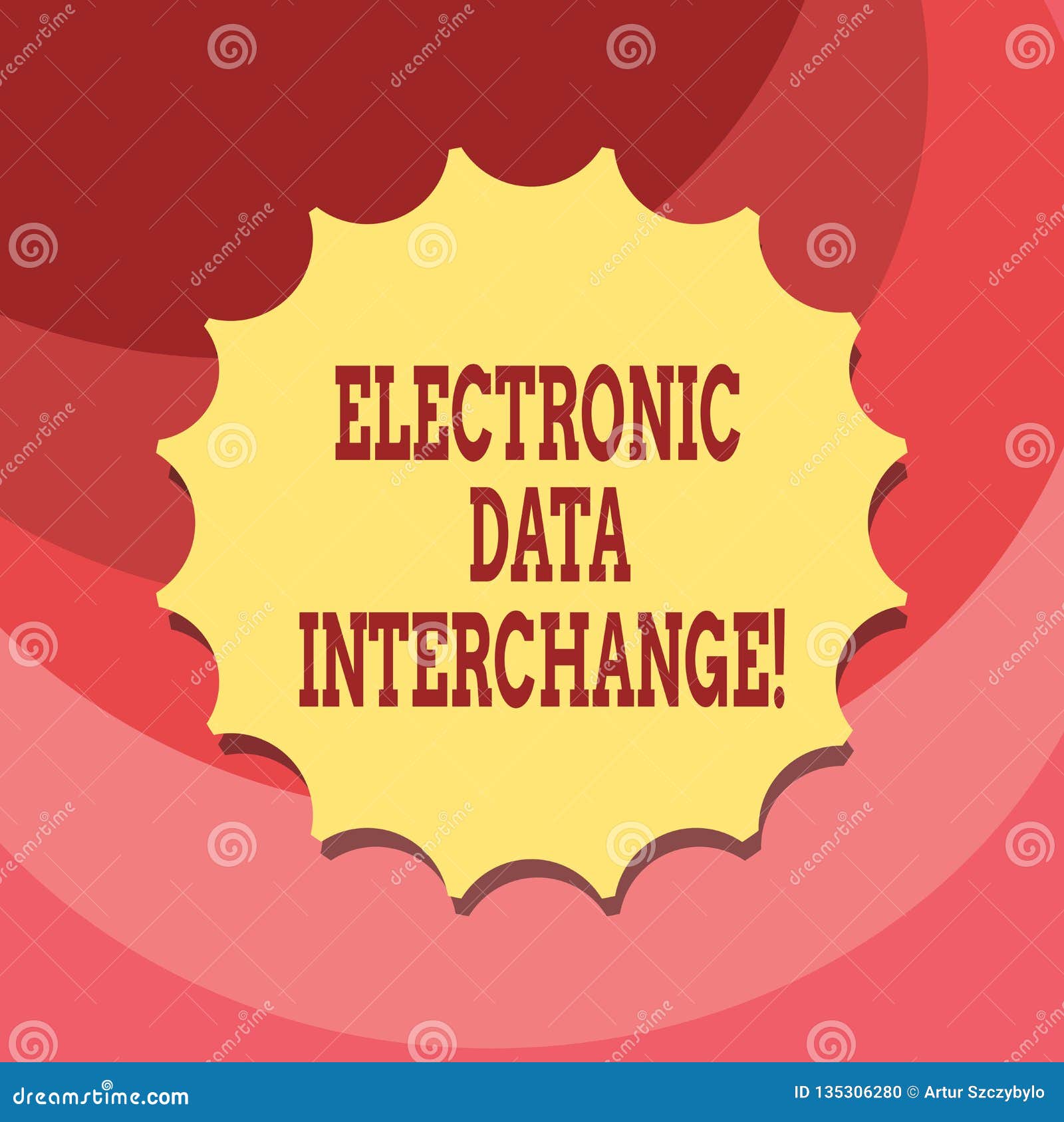 Text Sign Showing Electronic Data Interchange. Conceptual Photo ...